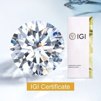 Genuine Diamonds. IGI Certified Lab-Grown Diamond. 0.30 to 1.0 Carat ...